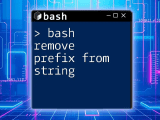 Bash Remove Prefix From String A Quick Guide