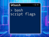 Bash Script Flags Unlocking Command Line Power