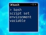 Bash Environment Variables Explained A Quick Guide
