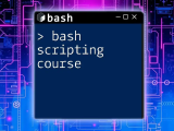 Bash Scripting W3schools Your Quick Start Guide