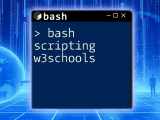 Mastering Bash Script Input A Quick Guide