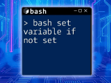 Bash Use Variable In Command A Quick Guide