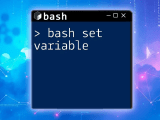 Bash Use Variable In Command A Quick Guide