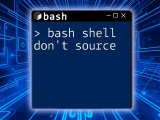 Bash Subshell A Quick Guide To Mastering It
