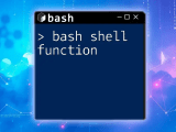 Bash Subshell A Quick Guide To Mastering It