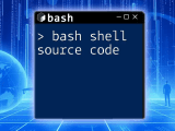 Bash Subshell A Quick Guide To Mastering It