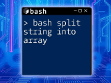 Bash Split String Mastering String Manipulation In Bash
