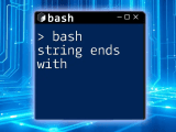 Bash String Operators A Quick Guide To Mastery