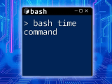 Mastering Bash Timeout For Efficient Command Management