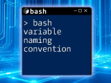 Bash Use Variable In Command A Quick Guide