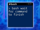 Mastering Bash Wait For Efficient Command Execution