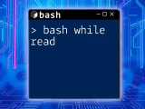 Bash While Read Mastering Input Line By Line
