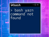 Bash Aws Command Not Found Quick Fixes And Tips
