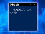 Export In Bash A Simple Guide To Environment Variables