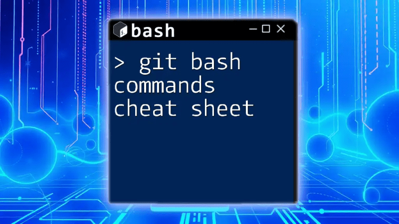 A Quick Git Bash Commands Cheat Sheet Sidtechtalks - Desktop Light Pictures for Desktop