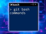 Mastering Git Bash Your Quick Start Guide