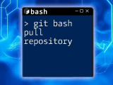 Git Bash Pull Repository A Simple Guide