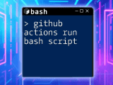 Github Actions Run Bash Script Effortlessly