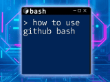 Github Bash Mastering Command Line Essentials
