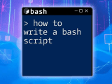 How To Write A Bash Script A Simple Guide