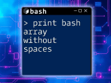 Bash Arrays Your Guide To Mastering Array Magic