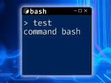 Mastering The Test Command In Bash A Quick Guide