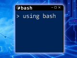 Understanding Usr Bin Env Bash For Smooth Scripting