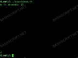 Countdown Timer Bash Script Example Bashscript Net
