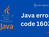 Java Error Code 1603 In Windows 10 Examples Java Code