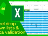 Excel Drop Down Lists And Data Validation Tutorial Basic Lowdown No
