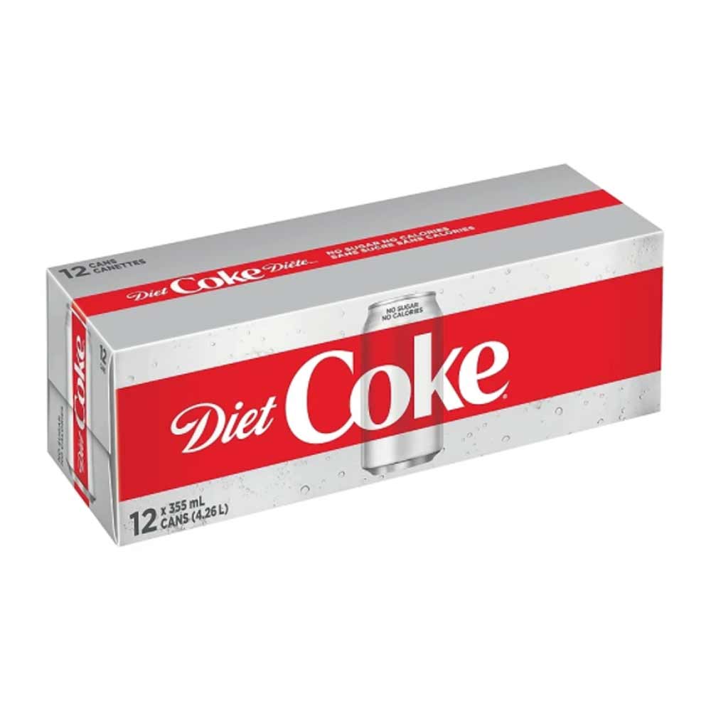 Coca-Cola Diet Can 12 Pack - Basic Vending Grocery & Halal Meat Delivery