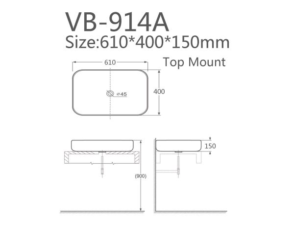 Vasile VB-914A – Bathzone Pte Ltd