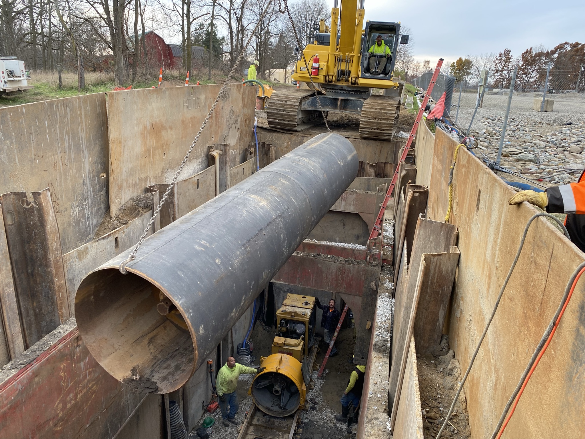 JACK AND BORE CROSSINGS COMPLETE – Bauer Drain