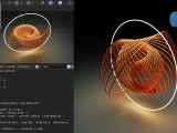 Abstract Animation Loop With Python In Blender Blendernation Bazaar