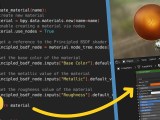 Creating A Basic Material In Blender Using Python Code Blendernation