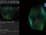 Hexagonal Ring Animation Loop Created With A Python Script In Blender