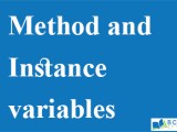 Method And Instance Variables Classes And Objects Bcis Notes