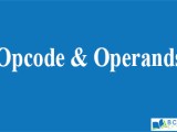 Opcode And Operands Intel 8085 Microprocessor Architecture