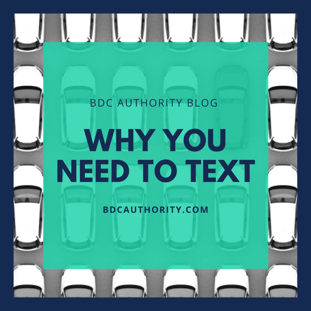 Bdc 101 Why You Need To Text Bdc Authority