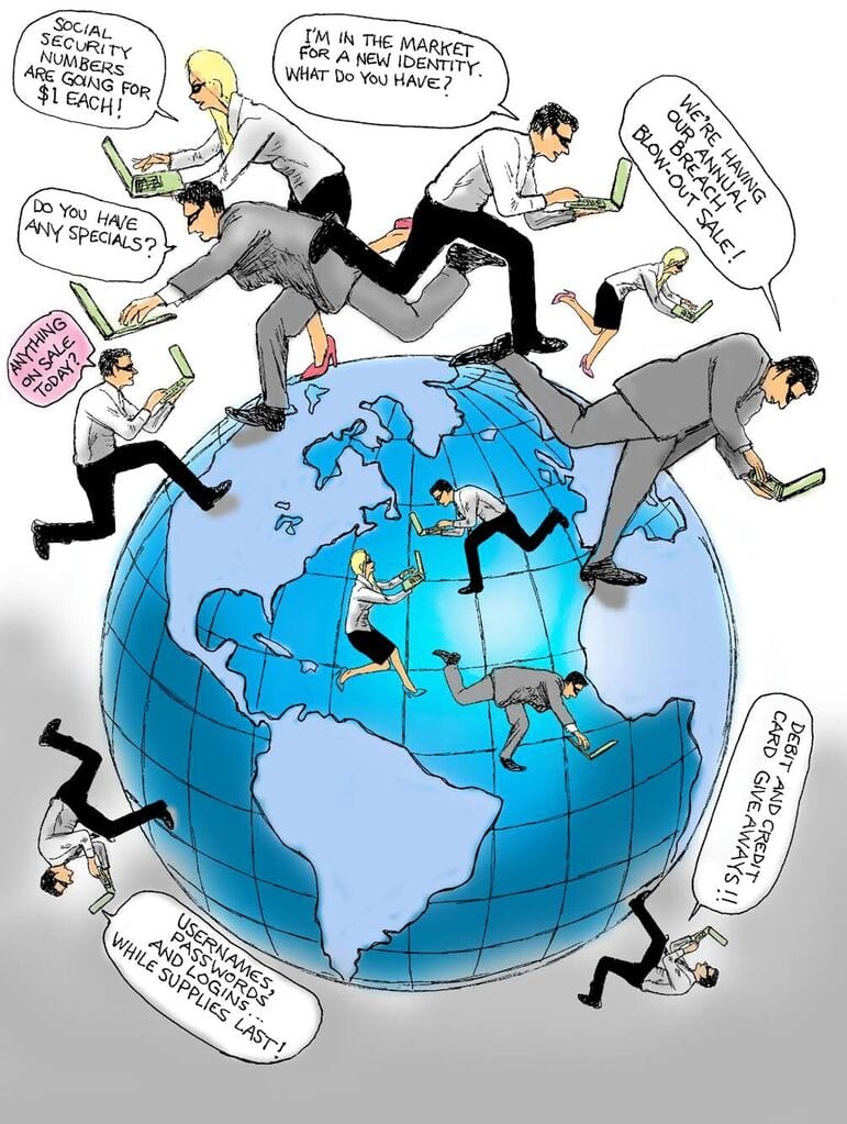 How cyber thieves trade your birthday for profit in a part of the ...