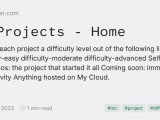 ёяпа Projects Home
