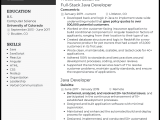 3 Full Stack Java Developer Resume Examples For 2023