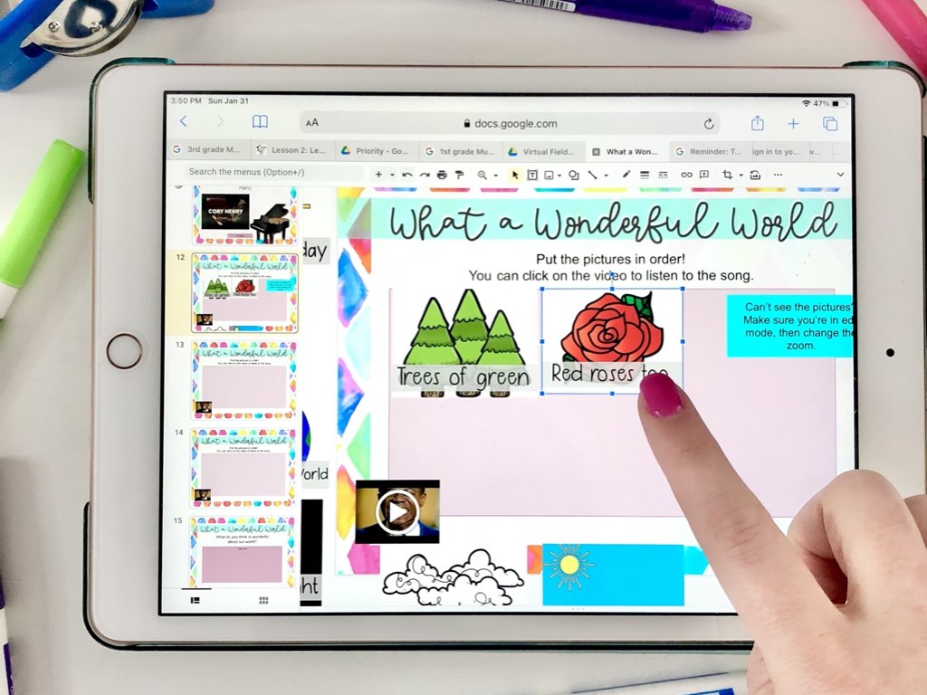 6 Ways to Teach What a Wonderful World for Elementary Music - Becca's ...