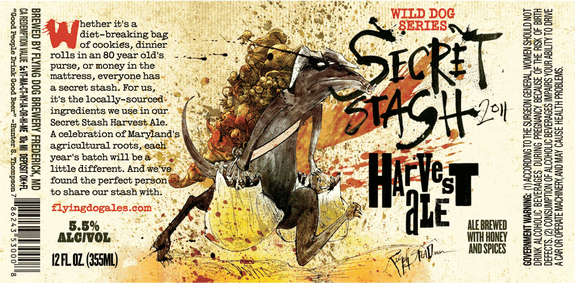 Flying Dog Secret Stash Harvest Ale to debut later this year | BeerPulse