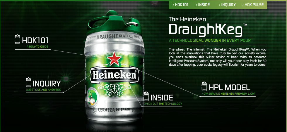 Bud Competing With Miller & Heineken With Refillable Draft Mark System ...