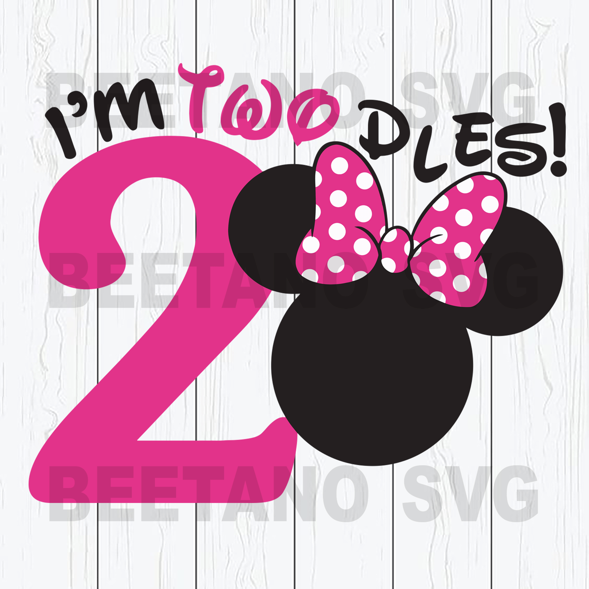 I'm Twodles 20 Mickey Head Svg, I'm Twodles 20 Svg Files, I'm Twodles ...