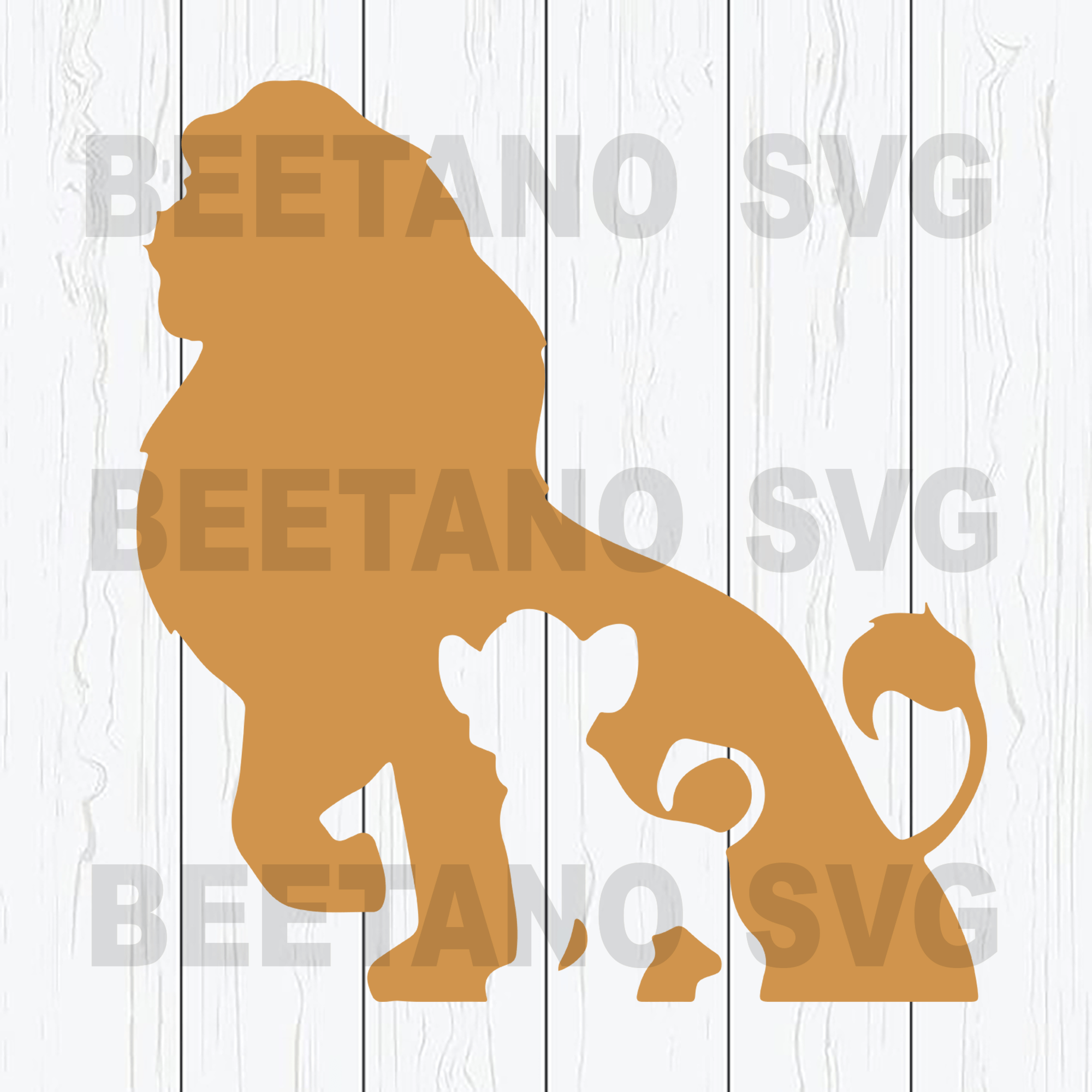 Cutting file Simba The Lion King 17 Svg Dxf Eps Pdf Png Cricut Vector ...