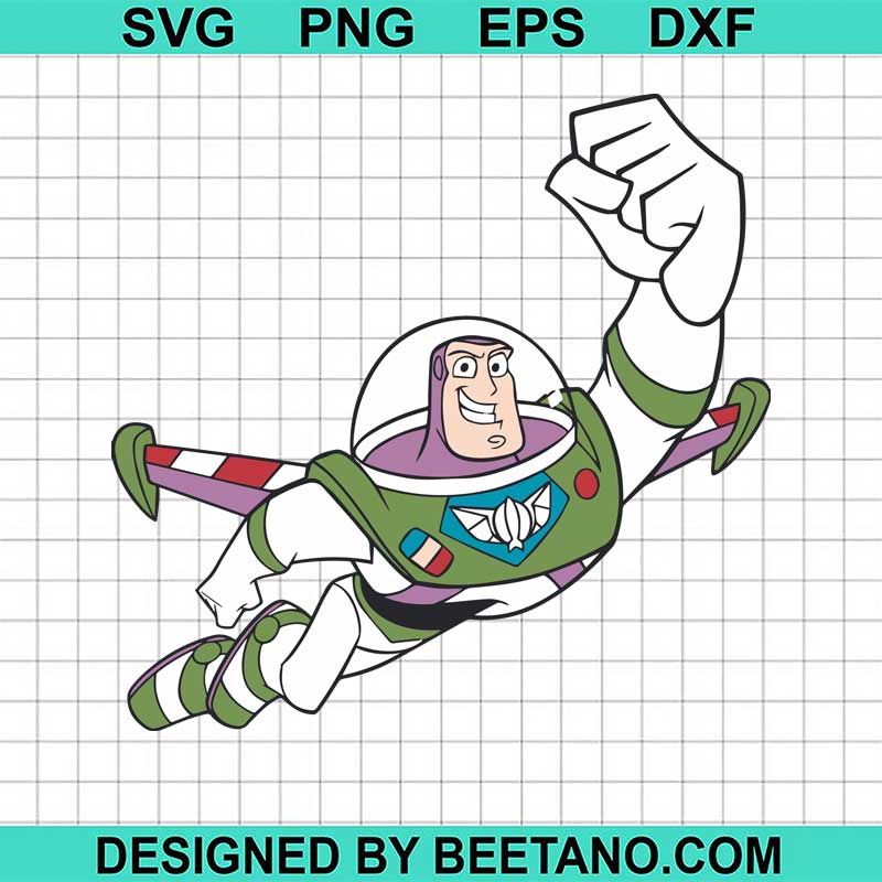 Buzz lightyear fly SVG, Buzz lightyear toy story SVG PNG DXF
