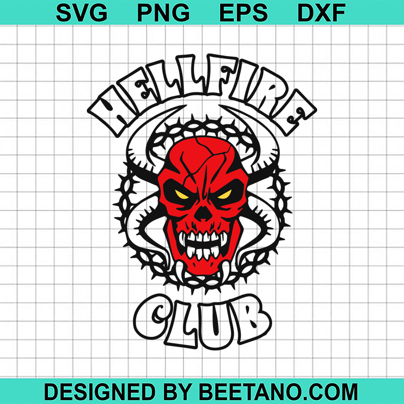 Stranger Things Hellfire Club SVG, Stranger Things 4 SVG, Vecna SVG