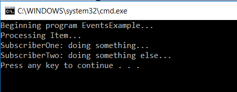 C# Events Example Part 2 - BeginCodingNow.com